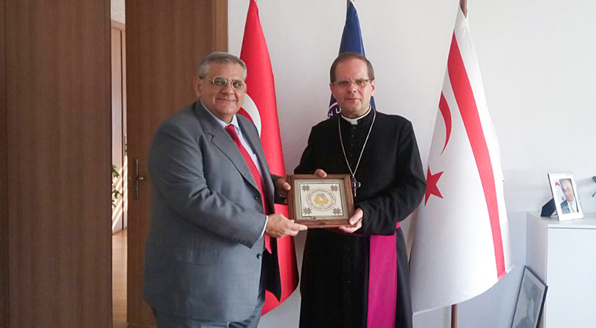 Bishop of Saint Mark Church Visited EMU | News | Eastern Mediterranean ...
