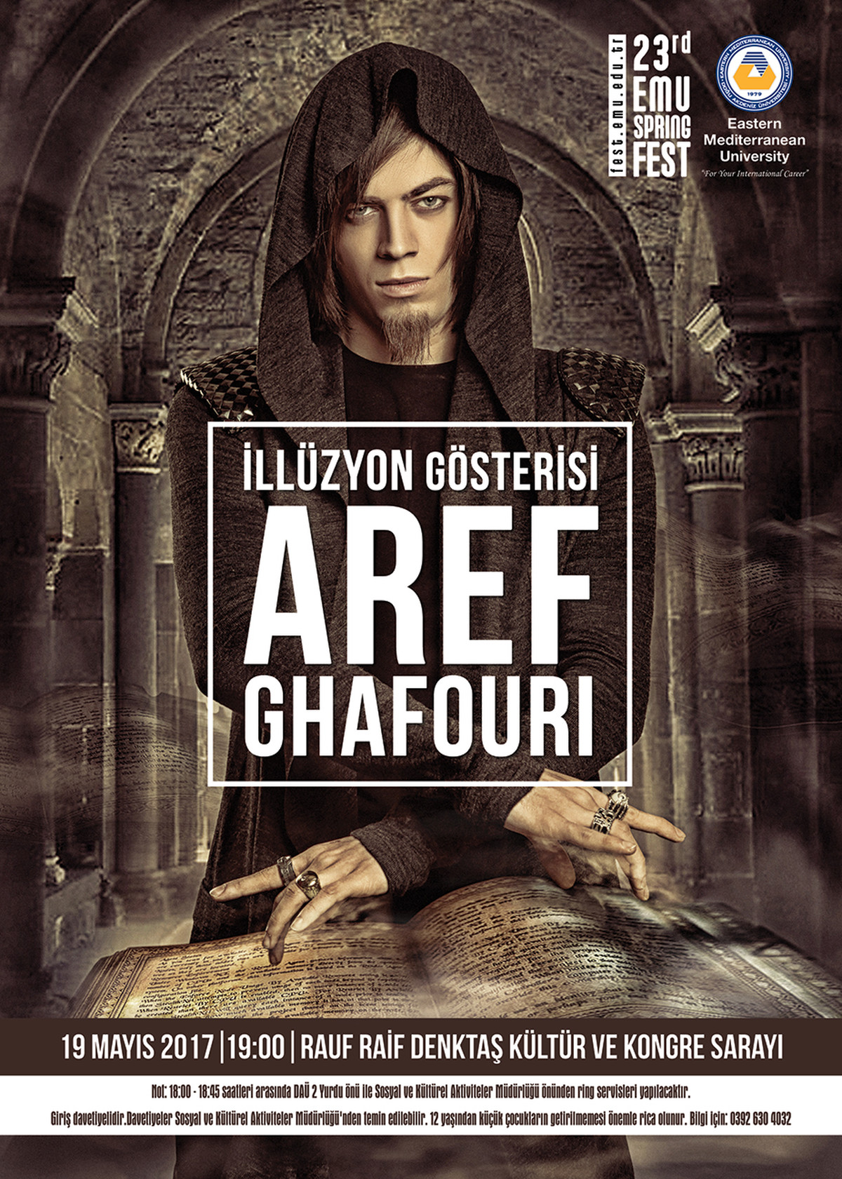 Aref Ghafouri - Illusion Show | Events | Eastern Mediterranean ...
