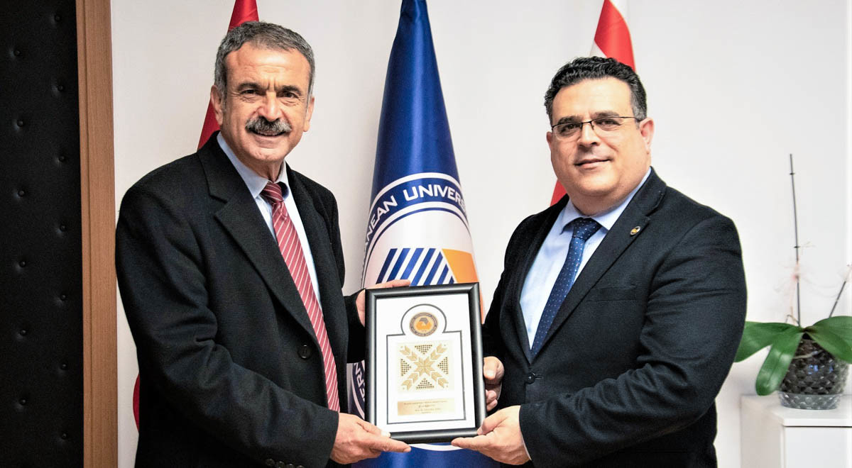 Mayor of Famagusta Municipality Visited EMU Rector Prof. Dr. Aykut ...