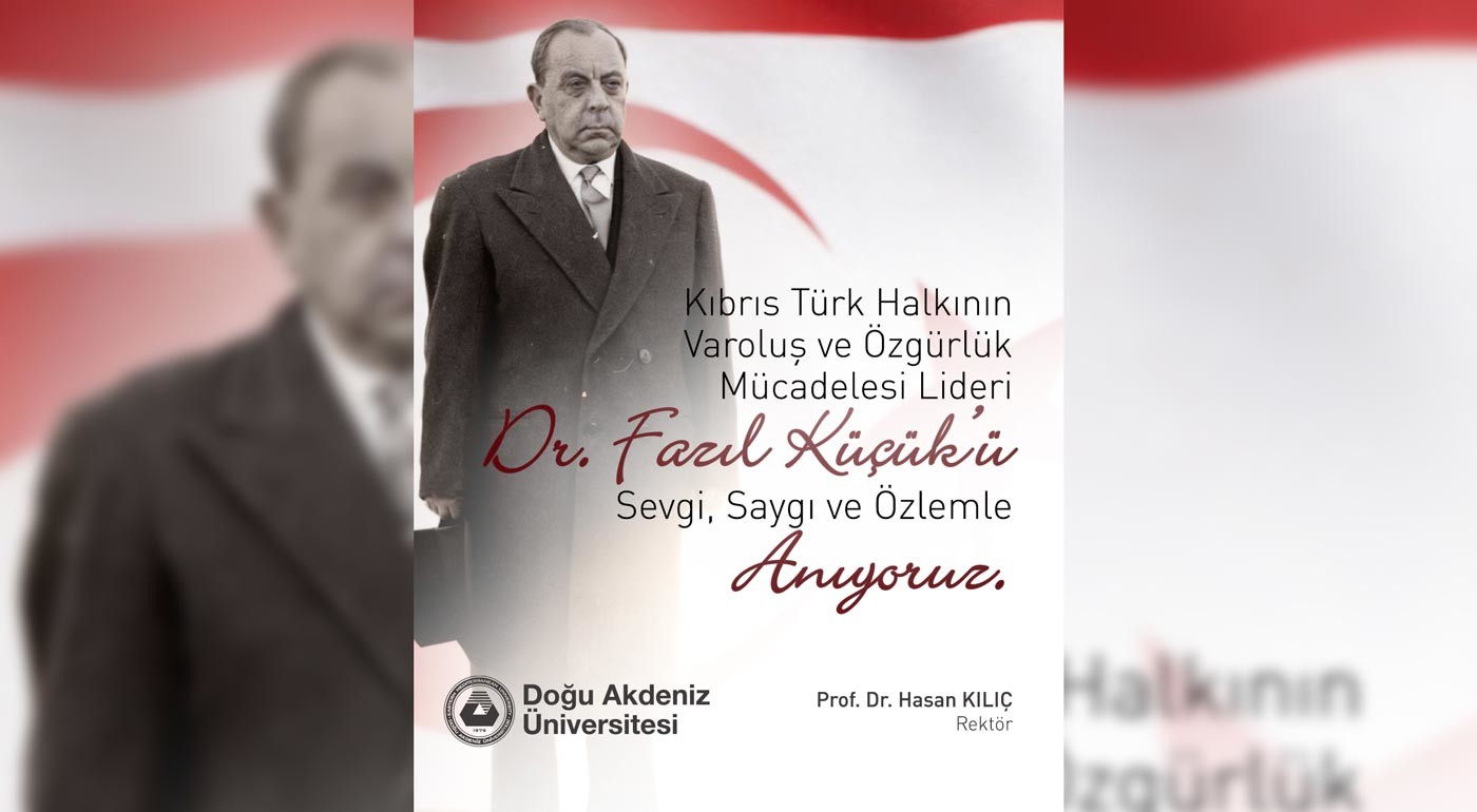 EMU Rector Prof. Dr. Kılıç Releases a Message on the Passing ...